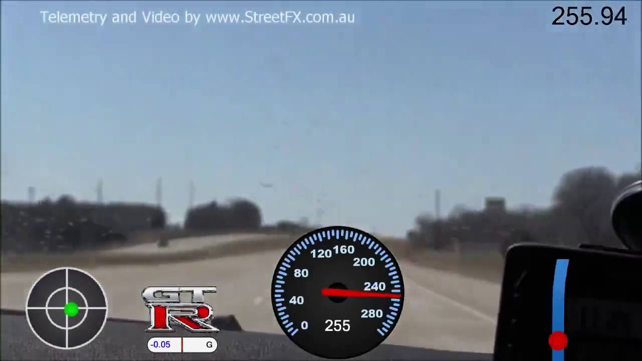 Watch this Incredible GTR sprint to 160 MPH in just 12 seconds